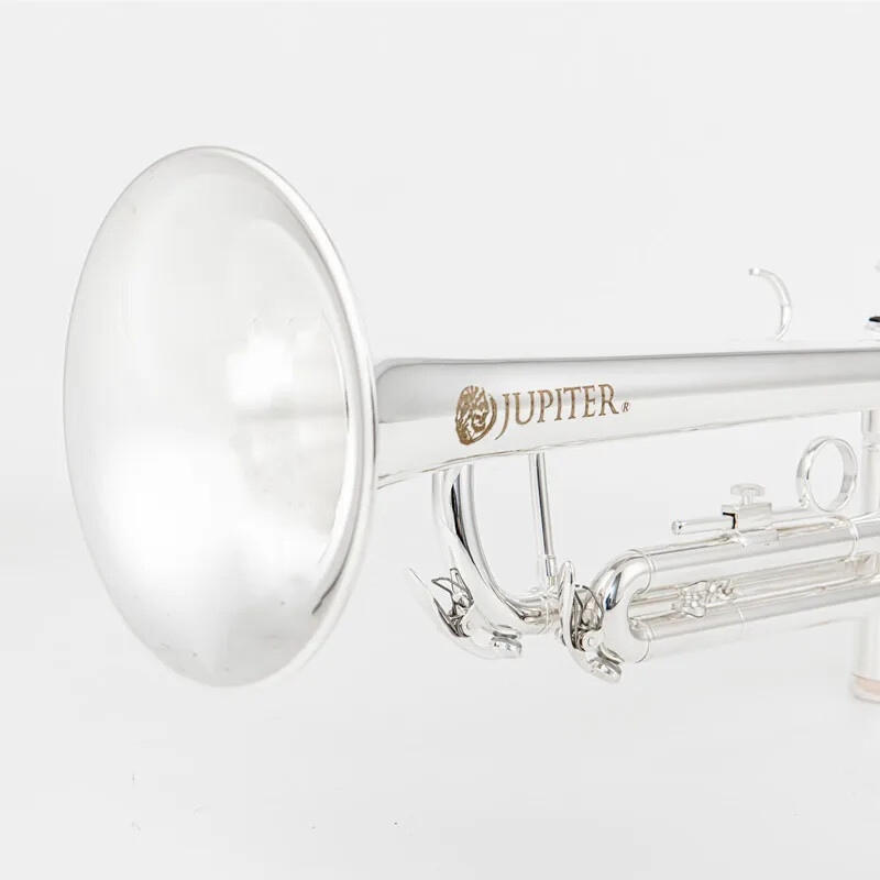 Jupiter JTR-1100SQ Professional Trumpet B-flat Brass silver plate Jazz ...