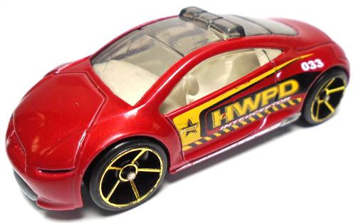 HOT WHEELS MITSUBISHI ECLIPSE CONCEPT INTERCEPTOR RED 1:64 DIECAST 2 3/ ...