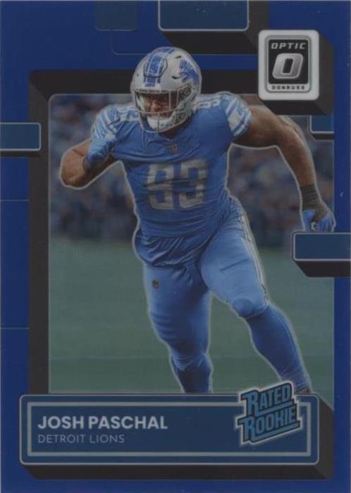 2022 Panini Donruss Optic - Rated Rookie Josh Paschal #267 Blue Prizm ...