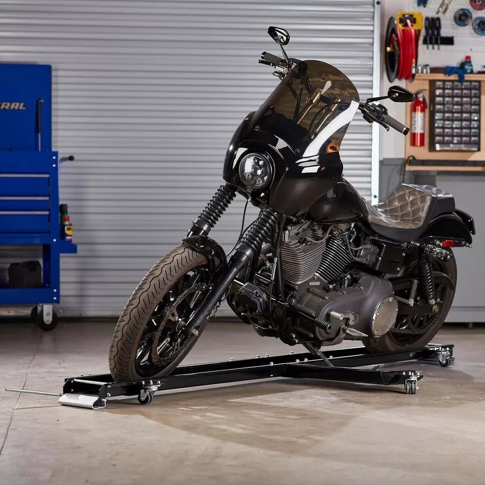 1250 lb Capacity Low Profile Motorcycle Dolly Bike Mover Heavy Duty ...