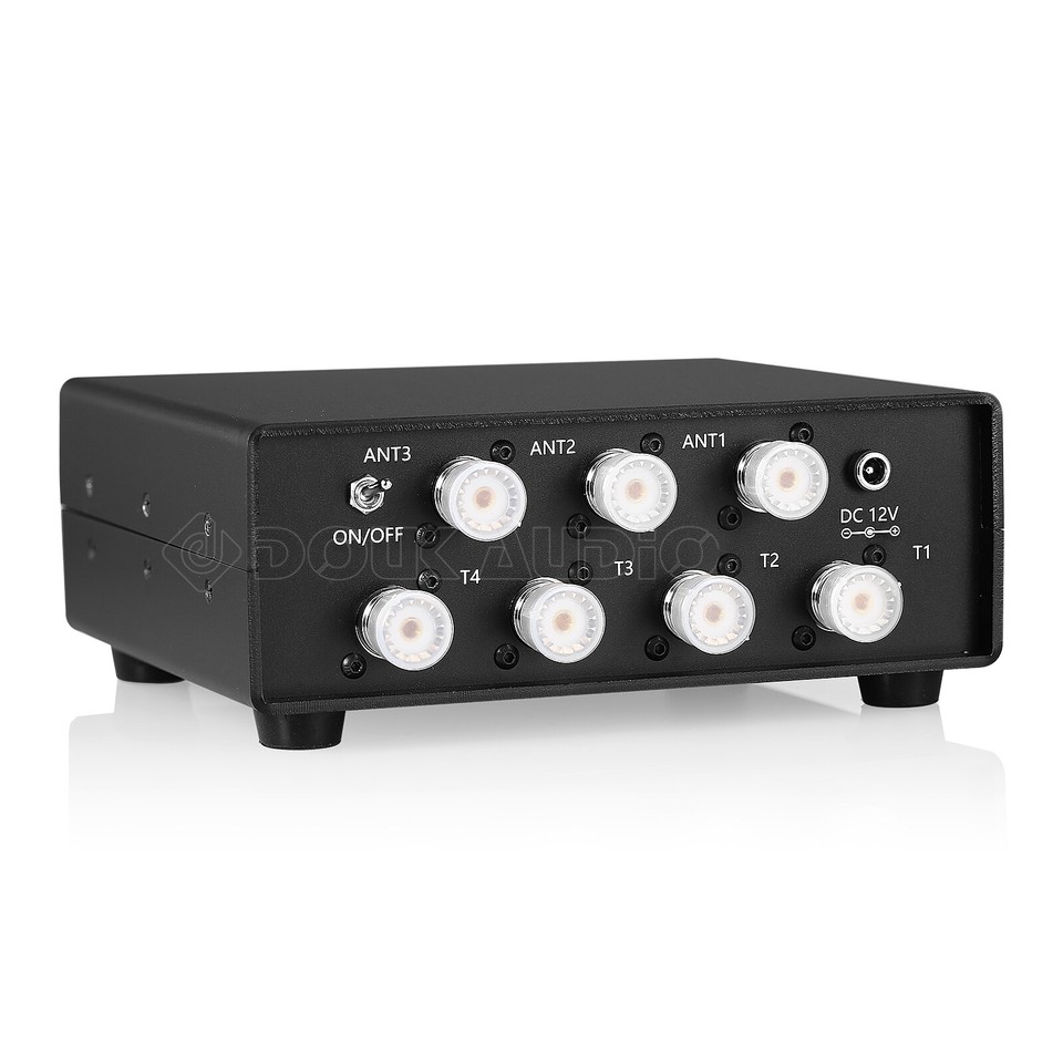 DC-30MHz Antenna Switcher Box Sharer for 3×Antenna 4×Ham Radio ...