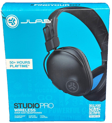 JLAB STUDIO PRO WIRELESS HEADPHONES HBASTUDIOPRORBLK4, EQ3 sounds-Open ...