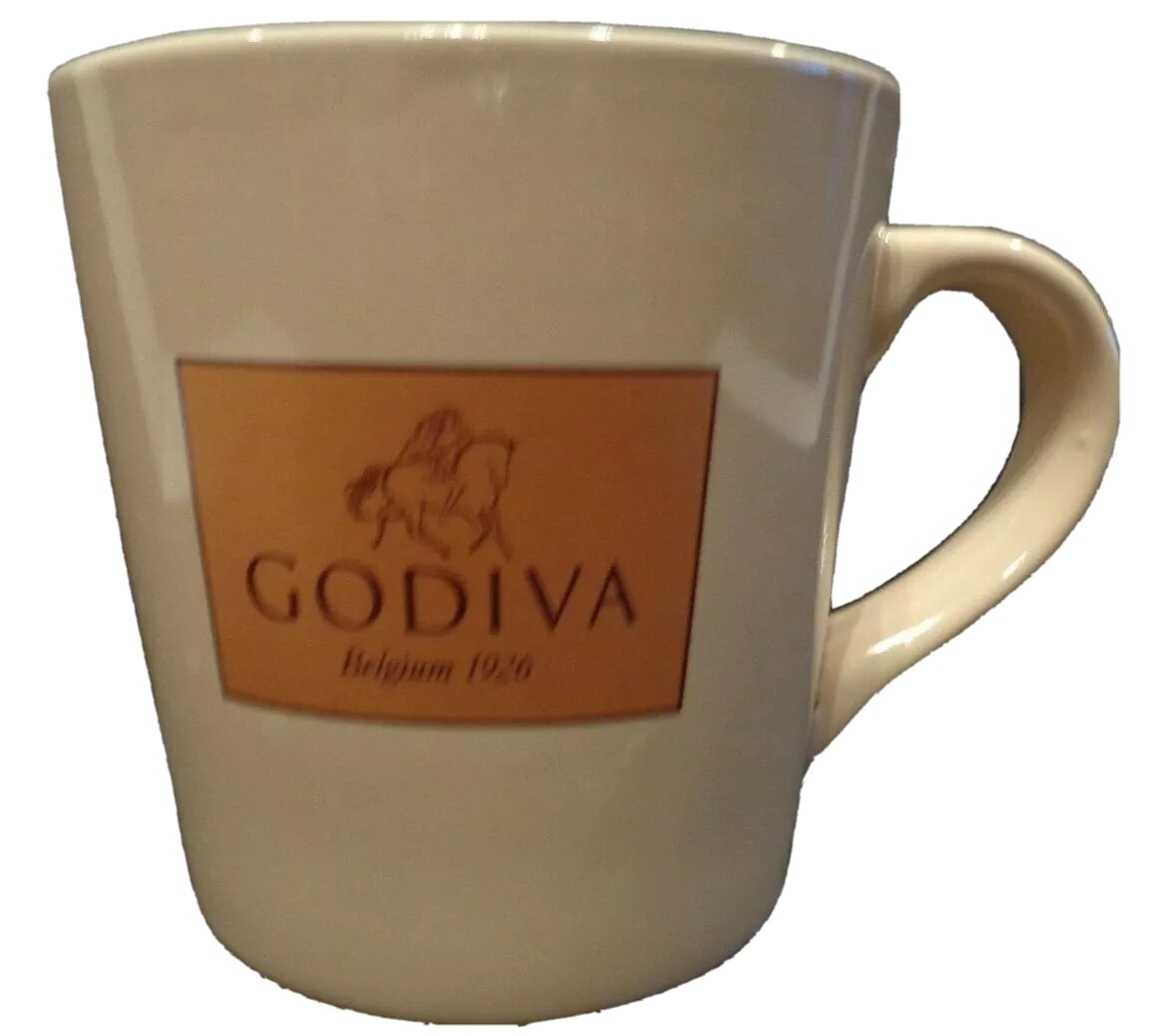 GODIVA Coffee Tea Mug Cup 2013 Appx 4" x 4" Belgium 1926 | eBay