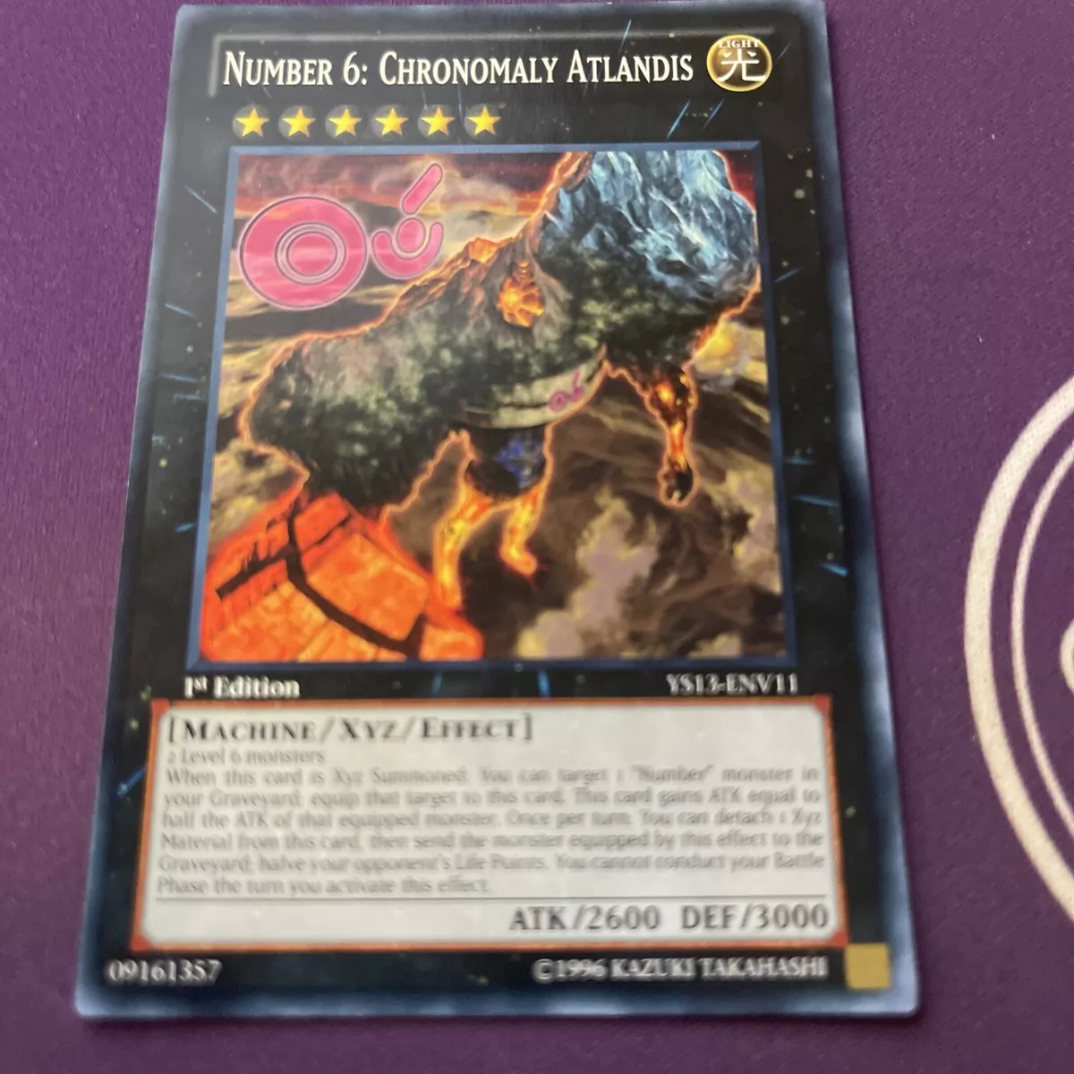 Yugioh Number 6 Chronomaly Atlandis
