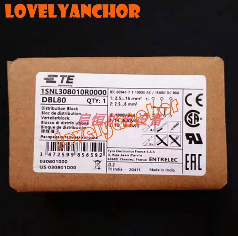 1PC ABB / TE DBL80 1SNL308010R0000 Terminal Block DBL Power ...
