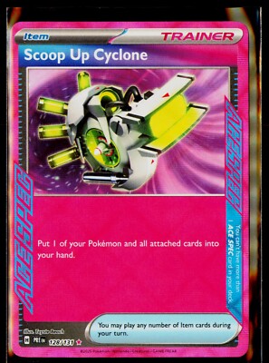 Scoop Up Cyclone Ace Spec Holo Rare 128/131 - NM Prismatic Evolutions ...
