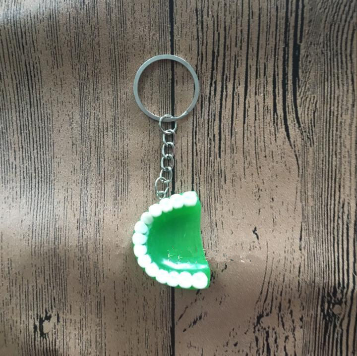 5pcs Teeth Model Keychain for Dentist Dental Gift Key Chain Ring Tooth ...