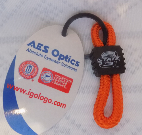 Oklahoma State Cowboys Team Color and Logo Rope Style Adjustable Key ...