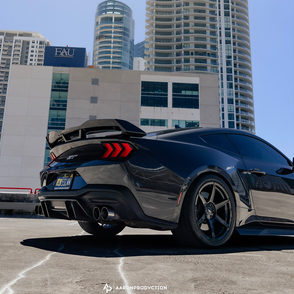 19" 19x10 / 19x11 MM RF M6 Gloss Gunmetal wheels for Ford Mustang GT ...