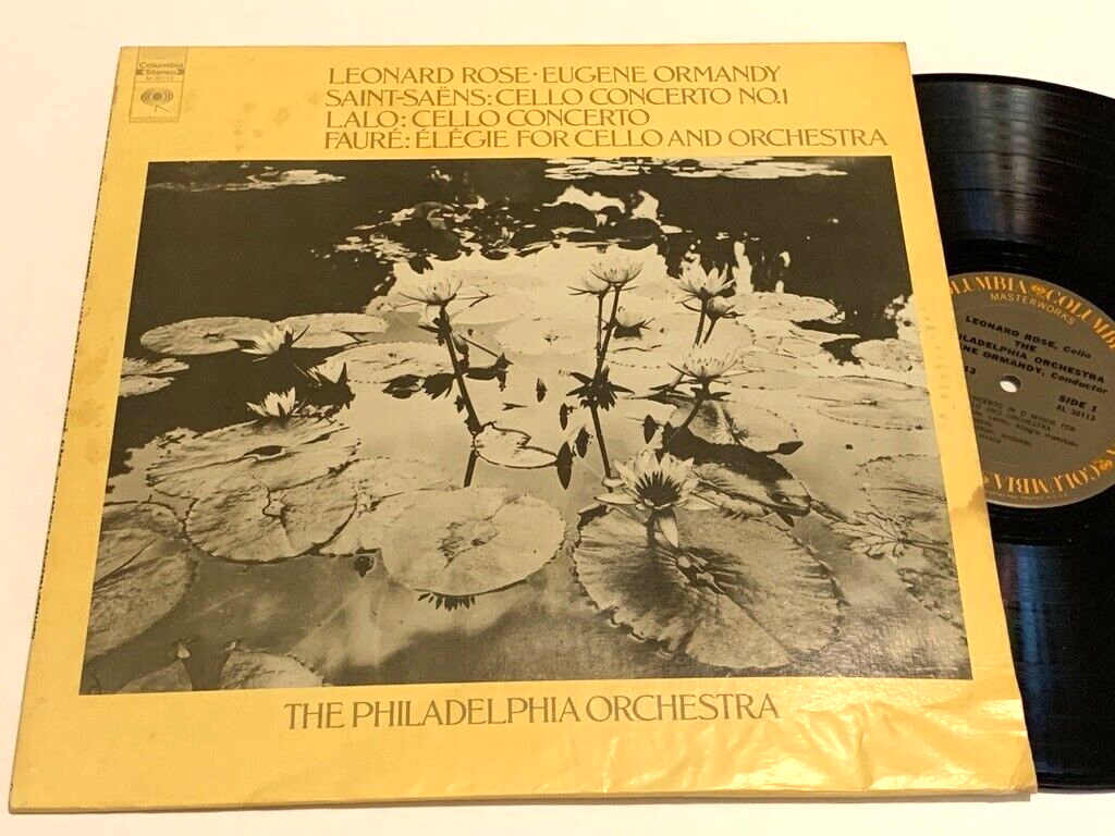SAINT-SAENS NM- Leonard Rose ORMANDY Lalo FAURE Philadelphia Orchestra album | eBay
