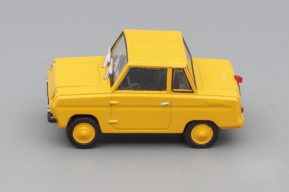 SMZ S3D USSR Soviet Cycle Microcar Car Yellow Color 1:43 Scale Diecast ...