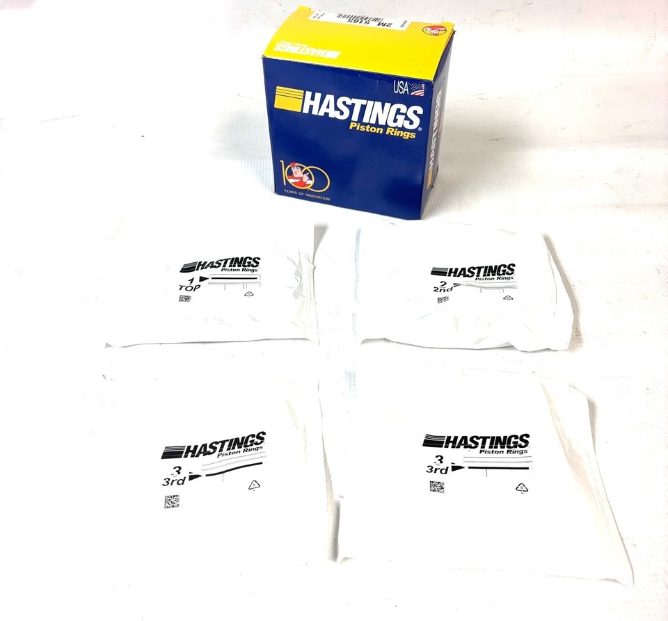 Sealed Power H631CP Hypereutectic 2VR Pistons and Moly rings set SB ...