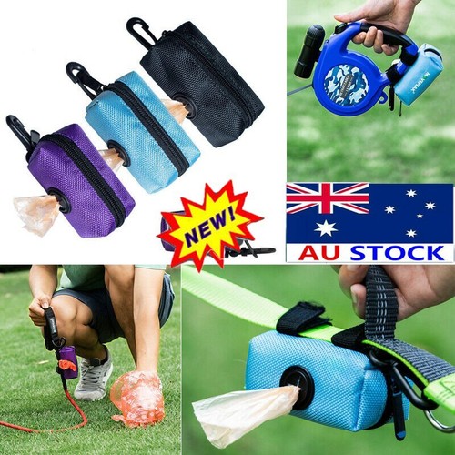 Pet Dispenser Waste Dog Poo Puppy Pick-Up Bags Poop Bag Holder Hook ...