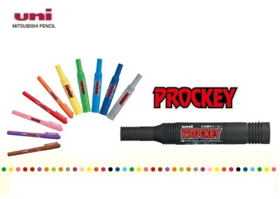 Uni PROCKEY Extra Fine + Fine Water Based Marker PM-120T Choose From 15 ...