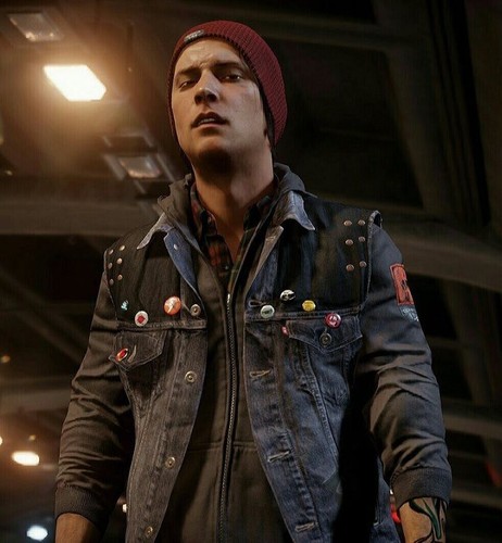 inFAMOUS Second Son Costume COMPLETE Jacket Vest Beanie Cap Delsin Rowe ...
