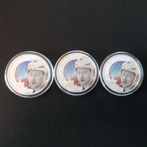 (3) 2017 UD Grandeur VLADIMIR TARASENKO .9999 Fine Silver 1oz. Coin #/5000 | eBay