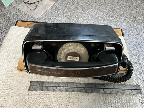 Motorola Vintage Car Phone With Rotory Dial In Black. | eBay