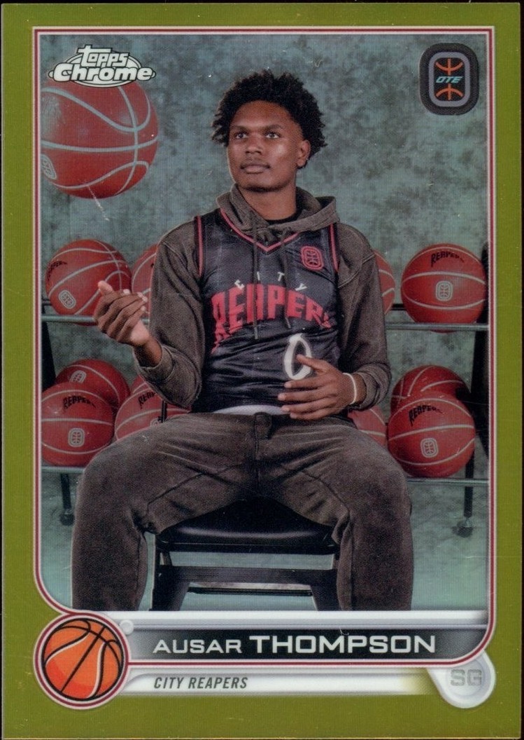 2022-23 Topps Chrome OTE Overtime Elite - Ausar Thompson #9 Gold ...
