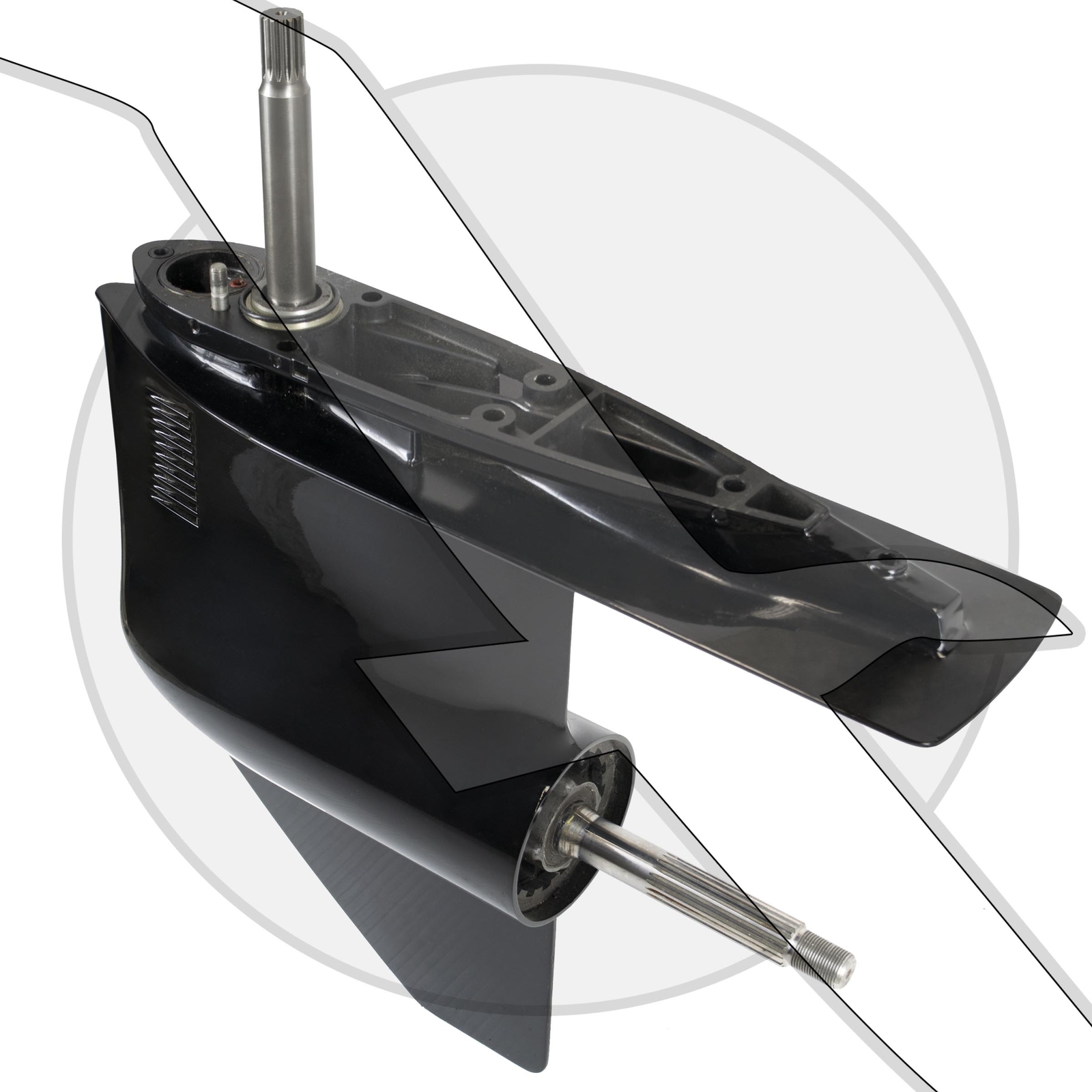 MerCruiser Bravo 2 Two Outdrive Leg Lower Unit 2.00 2.20 1.80 for sale ...