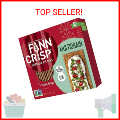 Finn Crisps Multigrain Crispbread 6.1oz | Thin, Crispy Multigrain ...
