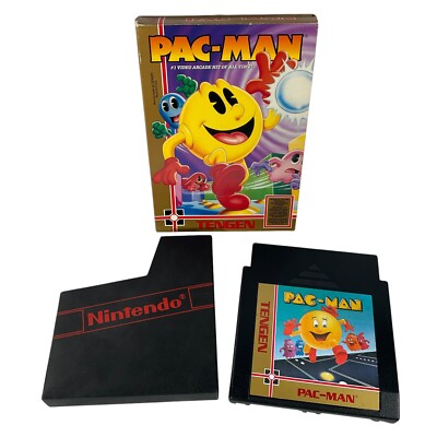Tengen Pac-Man (Nintendo NES) Game W/ Box, Dust Sleeve § 31763031123| eBay