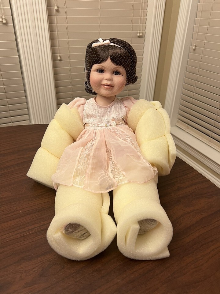 Marie Osmond “Baby Olive Marie Heirloom” Porcelain 12”Seated Toddler ...