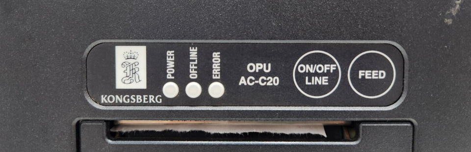 KONGSBERG OPU-AC-C20 ENGINE ORDER PRINTER UNIT 341308 REV 1.0 | eBay