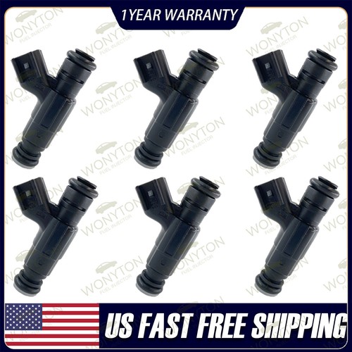 6Pcs Fuel Injector 0280156184 for 2004 Ford Explorer Sport Trac 4.0 V6 ...