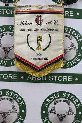 gagliardetto pennant Calcio scarf MILAN ATLETICO NACIONAL bufanda Schal ...