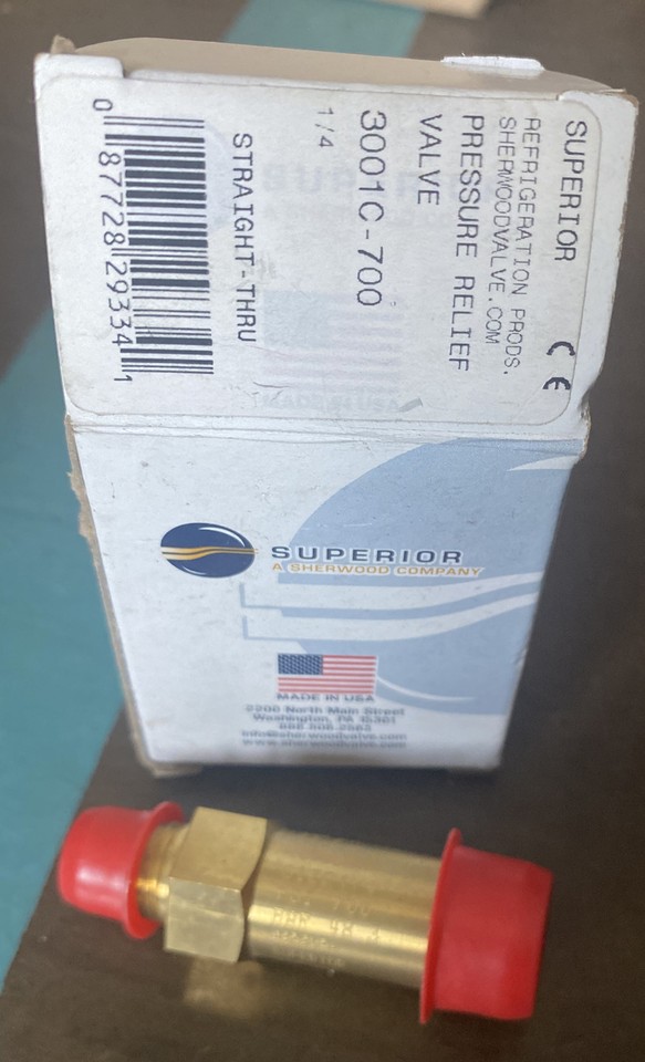 Superior Valve 3001c-700 700Psi Pressure Relief Valve Straight-thru | eBay