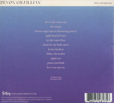DEVON GILFILLIAN LOVE YOU ANYWAY NEW CD 888072481756 | eBay