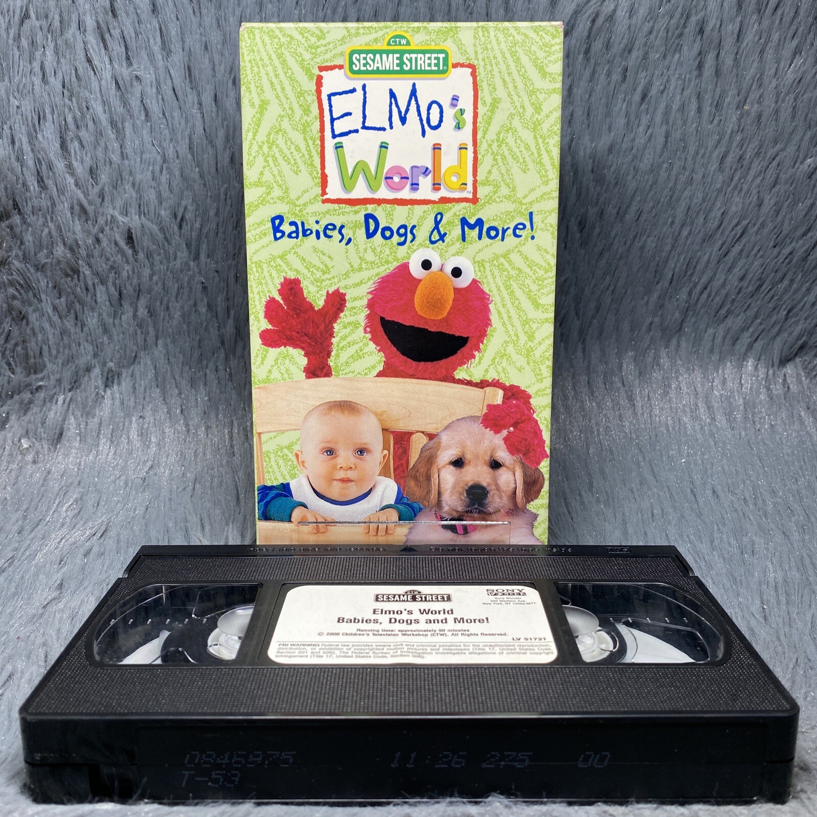 Elmos World Babies, Dogs & More VHS Tape | Grelly USA