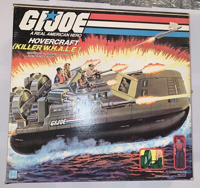 Hasbro Vintage 1984 G.I. Joe Hovercraft Killer Whale with Box in ...