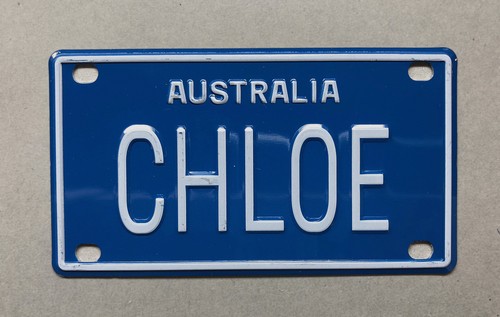 CHLOE Novelty Mini Number Plate | eBay