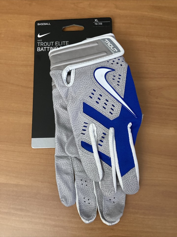 Nike Trout Elite Batting Gloves Duke Blue Devils Baseball Team Issue X ...