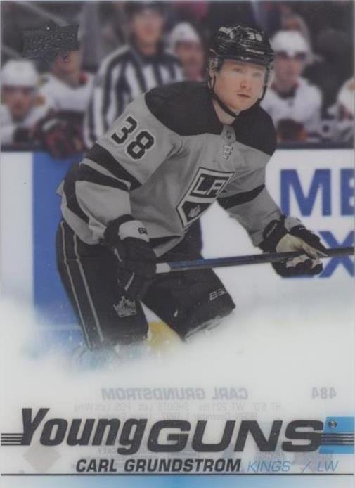 2019-20 Upper Deck - Young Guns Carl Grundstrom #484 Clear Cut (RC) for ...