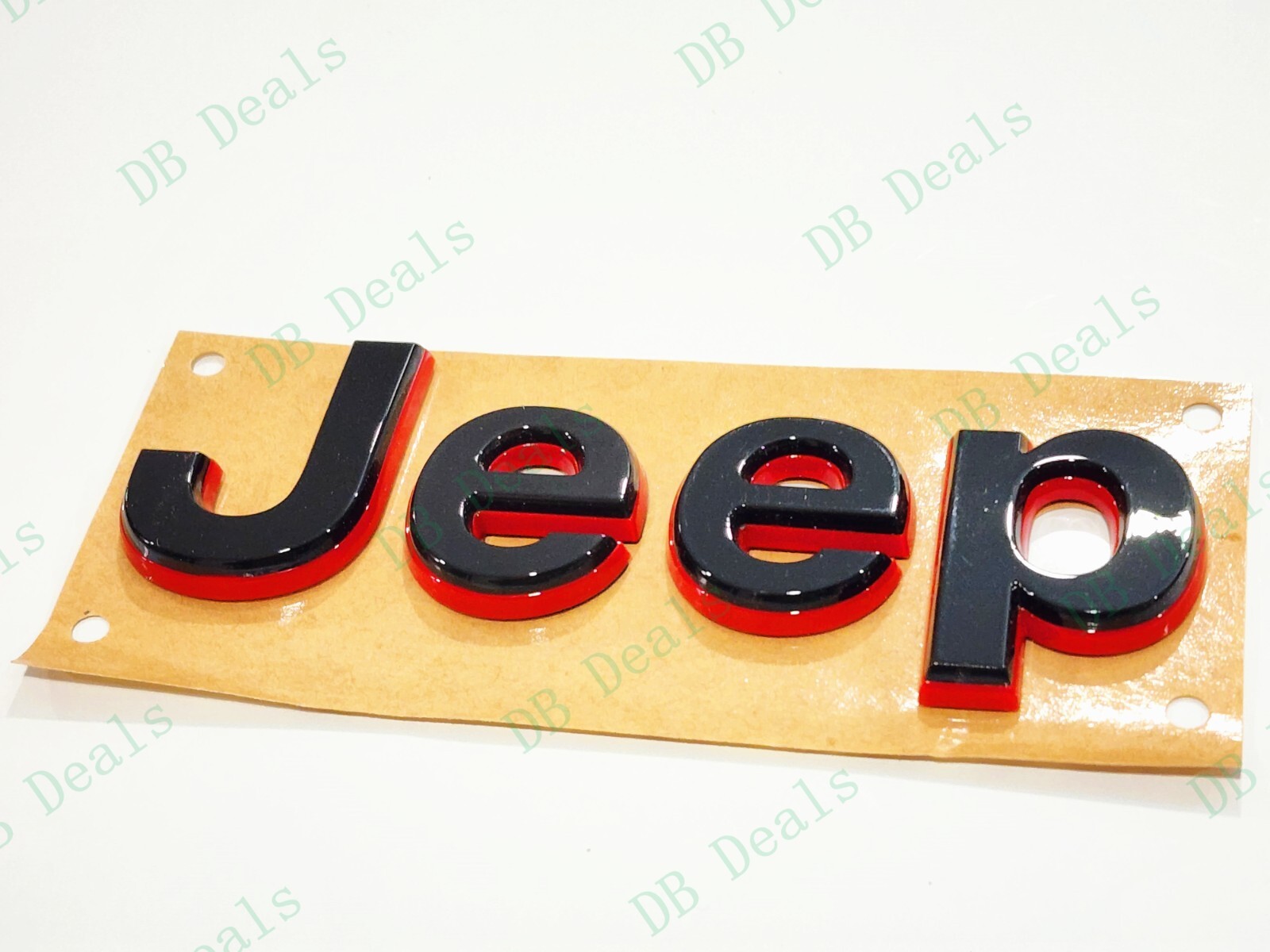 Black Red Front Rear Door 4x4 Laredo Emblem 2022+ Jeep Grand Cherokee ...