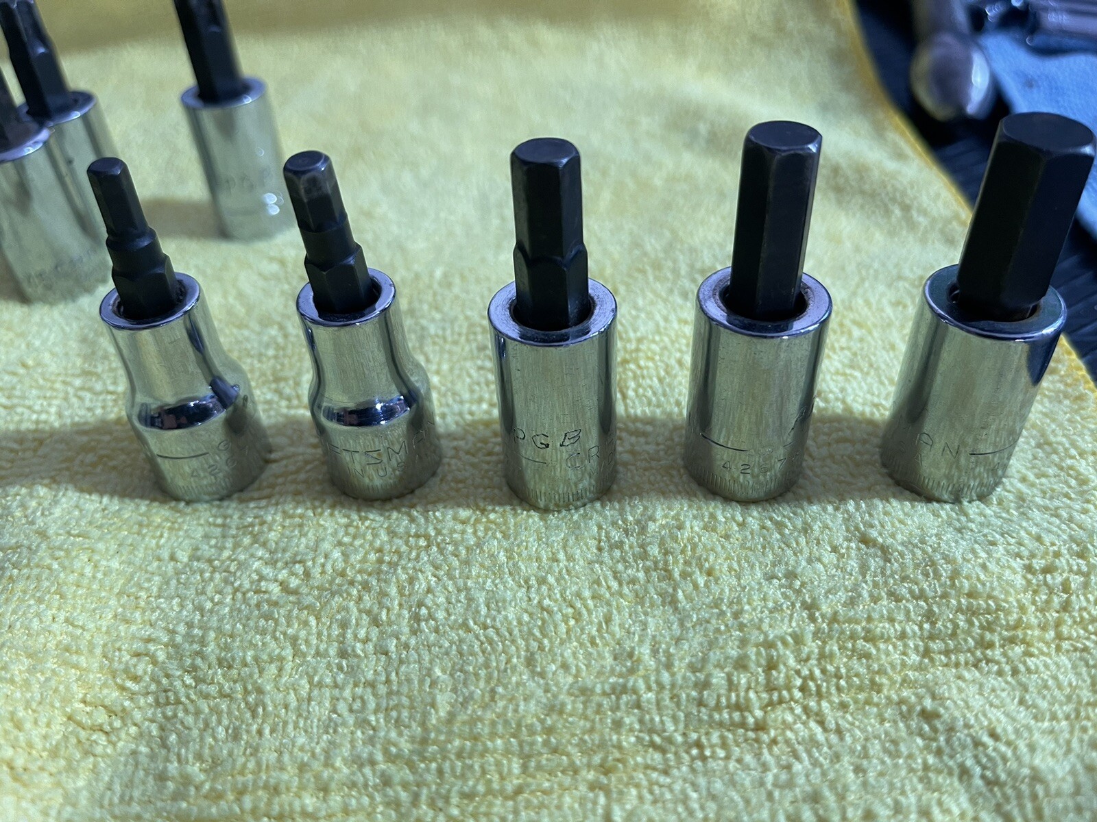 Vintage SAE/Metric Craftsman Allen & TORX 3/8" Drive Sockets V G GK | eBay