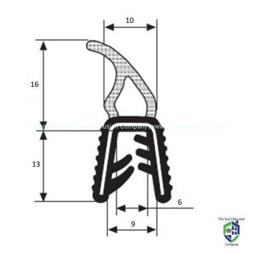 HUMBER HAWK BOOT SEAL Rubber EDGE TRIM | eBay UK