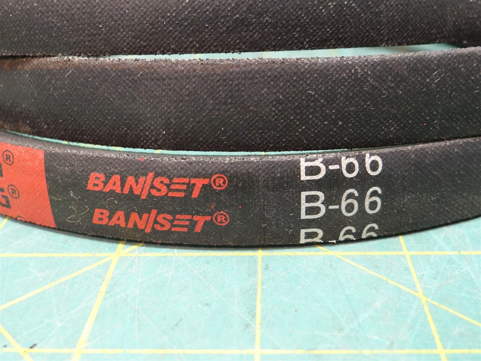 Bando B66 Power King Cog V-Belt 69" Outside Length Width: 21/32" V ...