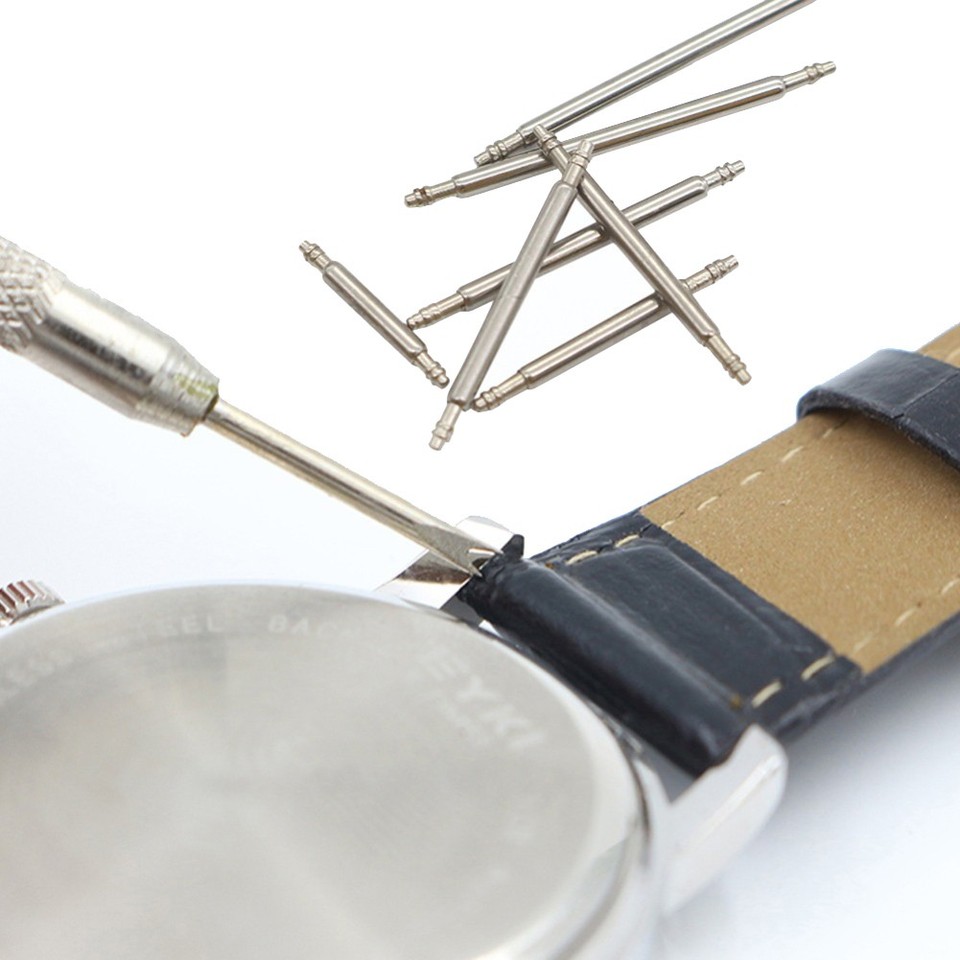 360Pcs Watch Spring Bar 8Mm-25Mm Strap Link Pins Metal Repair Kit Tool ...