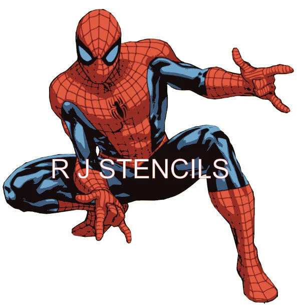 Spiderman Stencil