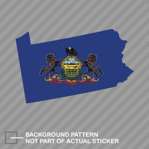 Estado de Pennsylvania PA Vinilo Pegatina Calcomanía en forma de ...