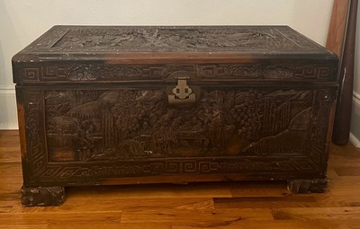 Chests - Carved Wood Chest