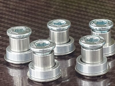 FSA (Extra Long) Chainring Bolts (x5) Mountain Bike Chain Ring ...