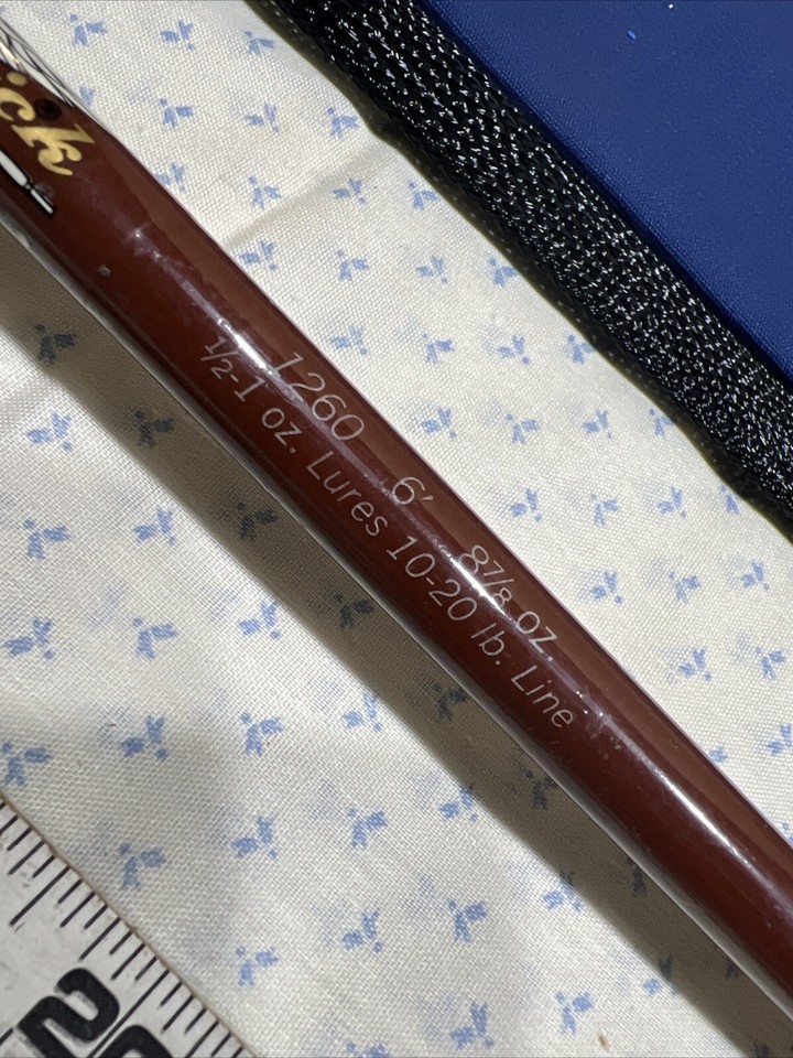 Vintage Fenwick 1260 Linker Stik Casting Rod. 1974. All Original! 6’ | eBay