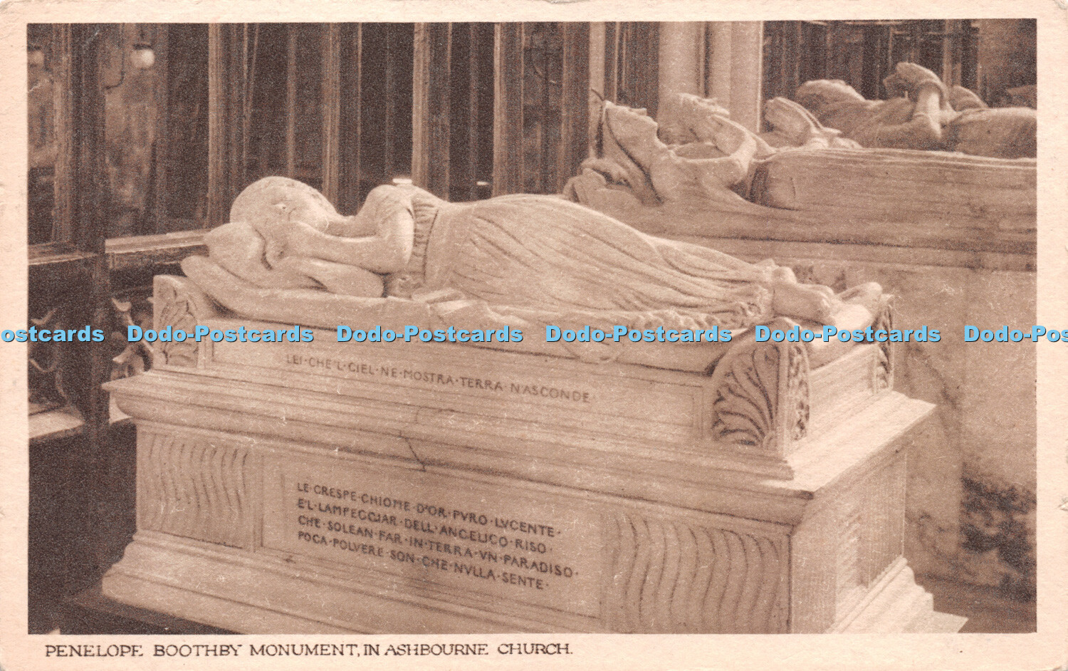 R223577 Penelope Boothby Monument in Ashbourne Church The Seal of ...