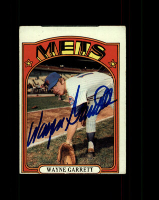 Wayne Garrett Signed 1972 Topps #518 IN PERSON AUTOGRAPH | eBay