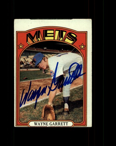 Wayne Garrett Signed 1972 Topps #518 IN PERSON AUTOGRAPH | eBay
