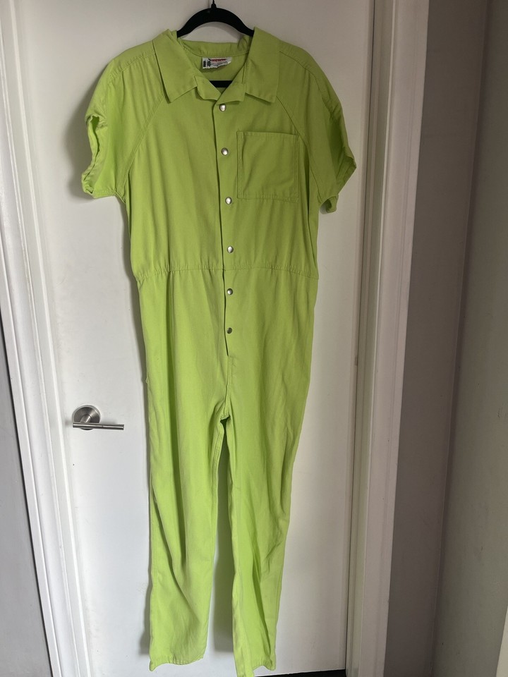 DOC Department Corrections Prisoner Jail Inmate Uniform Jumpsuit Lime ...